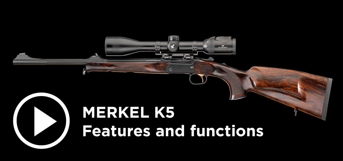 Single shot rifle K5 | Guns, K5, Single shot rifles | Merkel